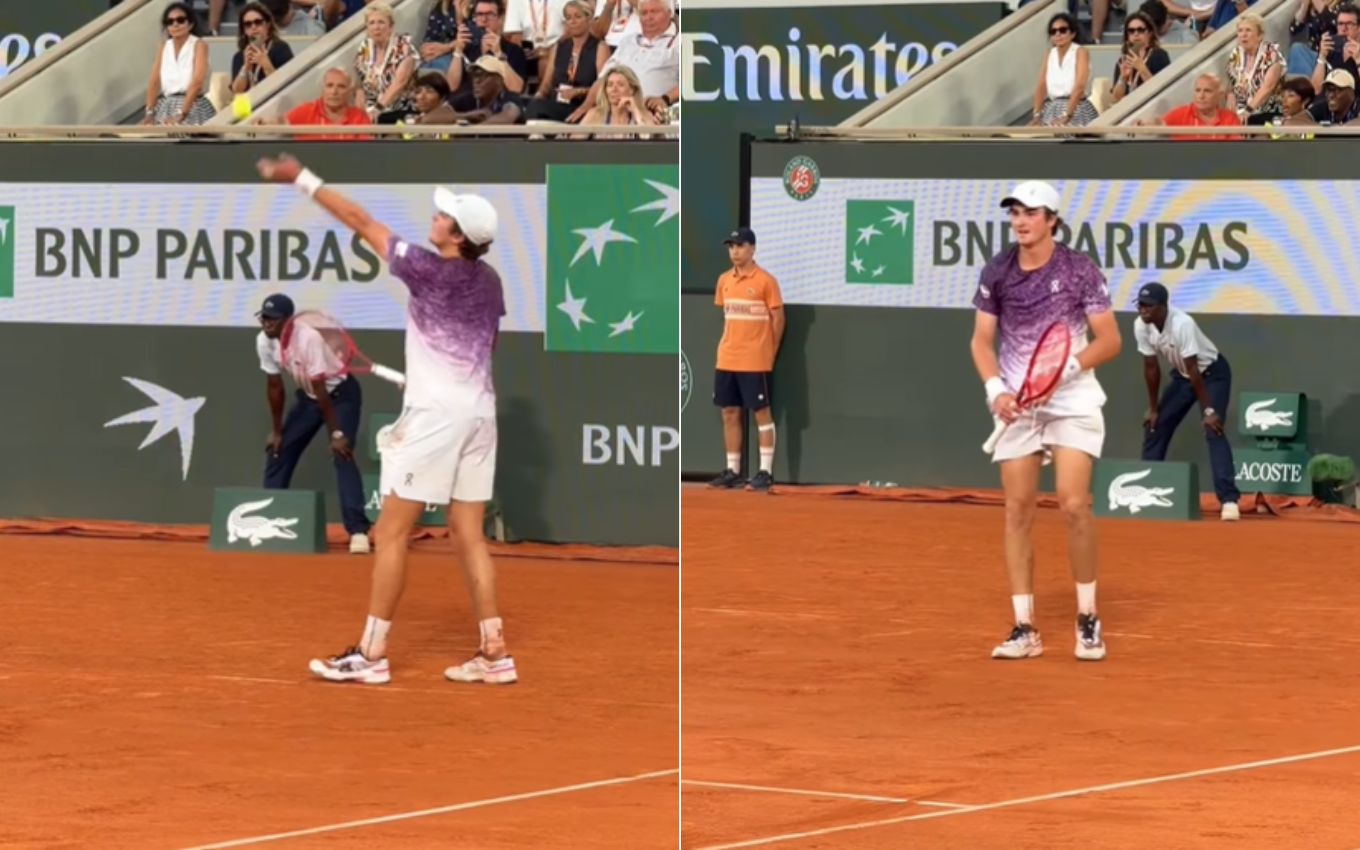 Roland Garros: Onde assistir ao jogo João Fonseca x Mensik ao vivo hoje